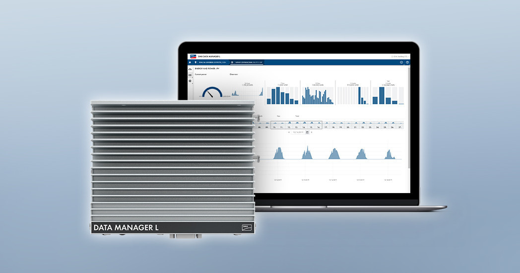 Data Manager L | Control inteligente para centrales energéticas | SMA Solar