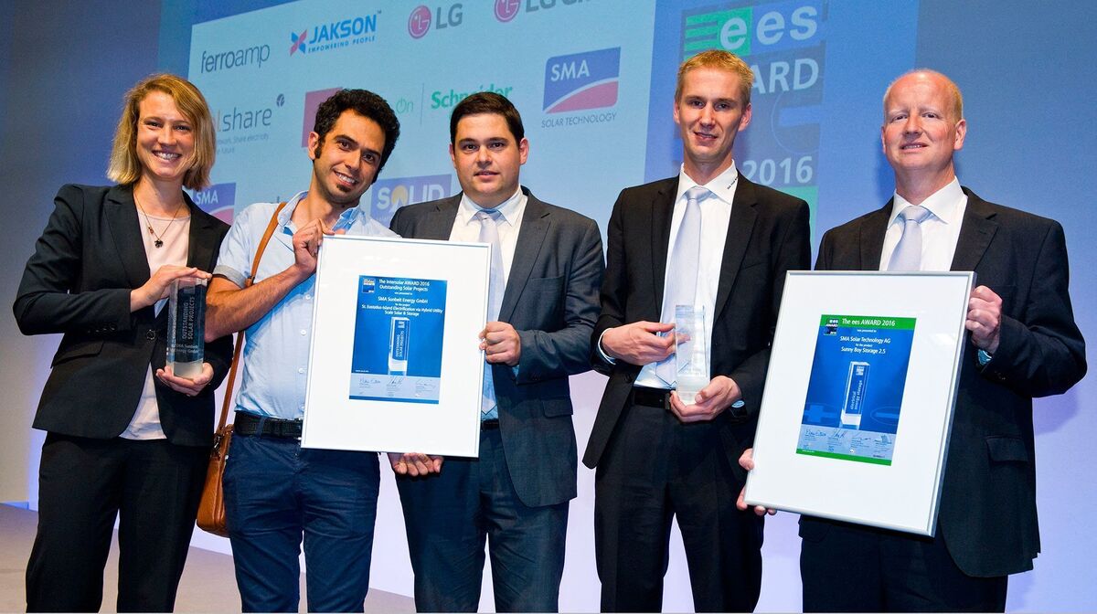 SMA Wins ees Award and Intersolar Award in the Category “Outstanding ...