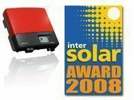 SMA Wins the Intersolar AWARD 2008 | SMA Solar