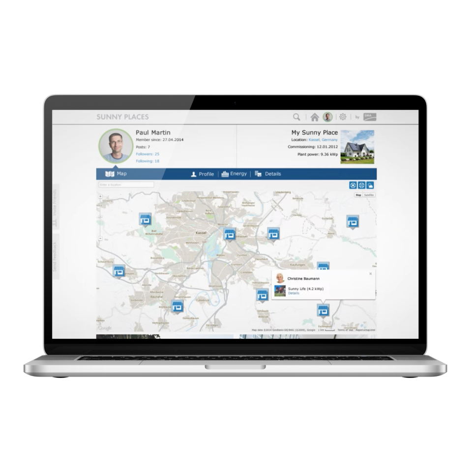 Sunny Places - Community Portal for PV Systems | SMA Solar